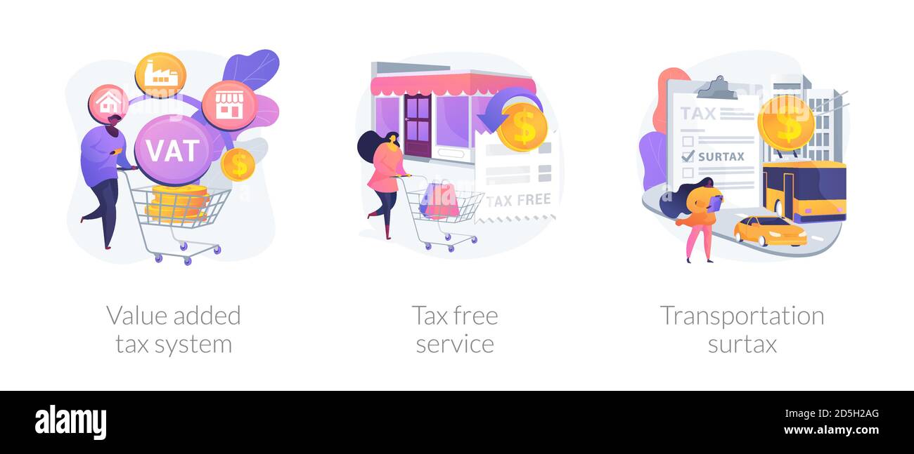 Taxation control abstract concept vector illustrations Stock Vector ...