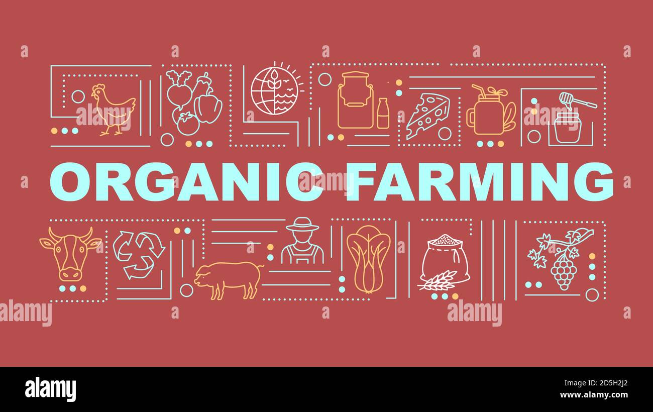 Organic farming word concepts banner Stock Vector Image & Art - Alamy Organic farming word concepts banner Stock Vector Image & Art - Alamy