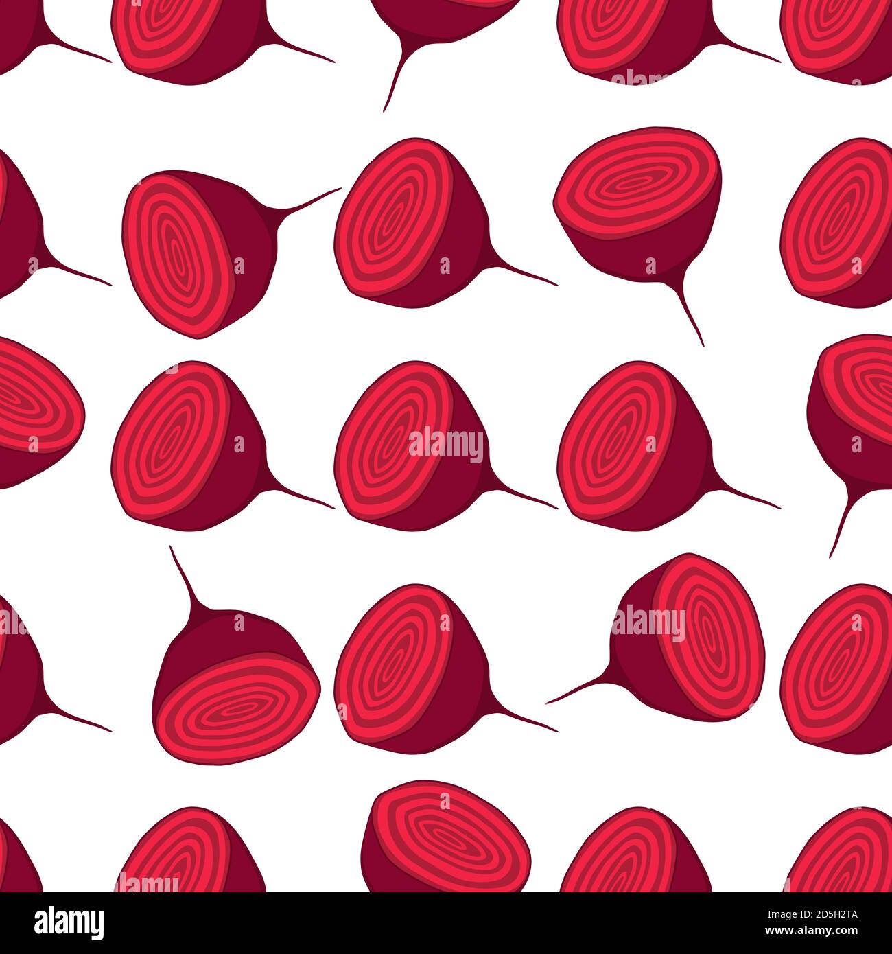 Illustration on theme of bright pattern sugar beet, vegetable root for ...