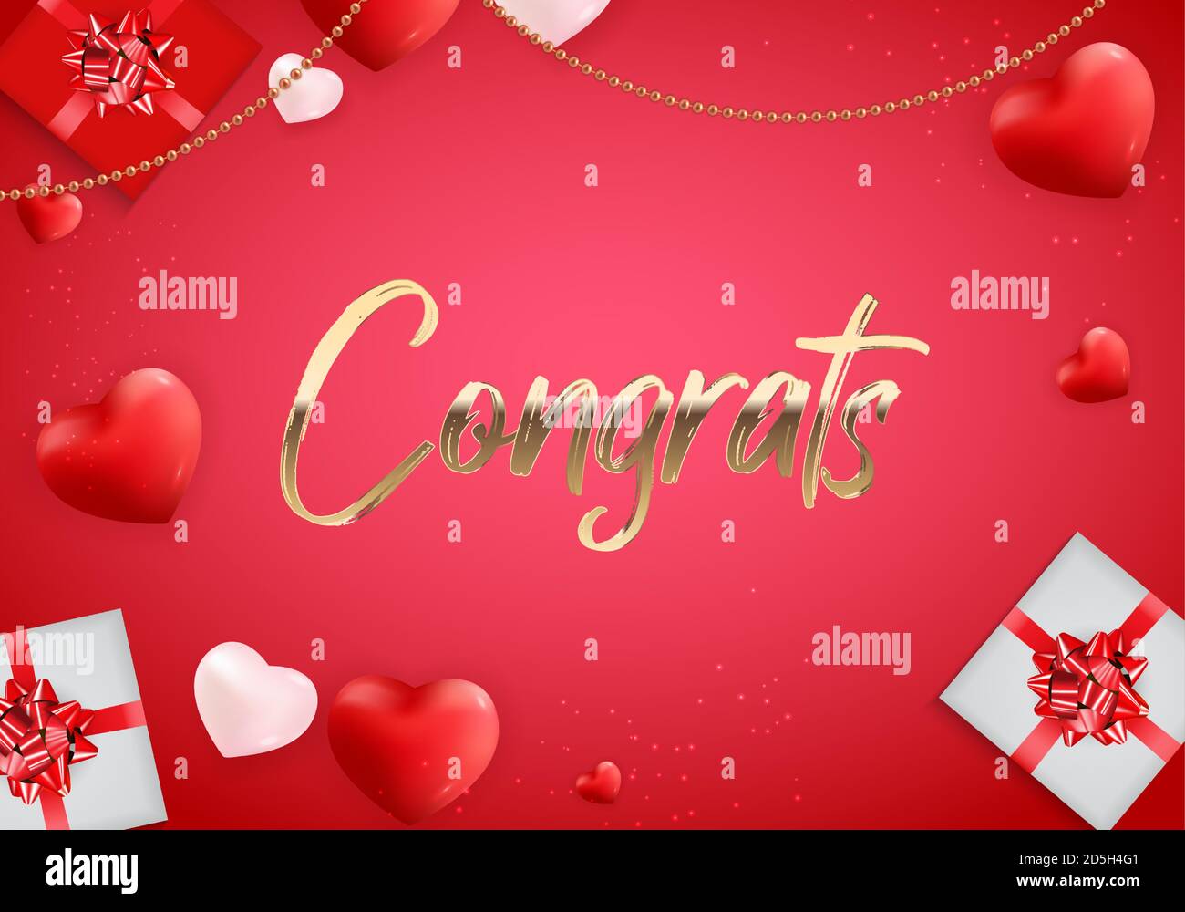 Congratulations abstract design template background. Vector ...
