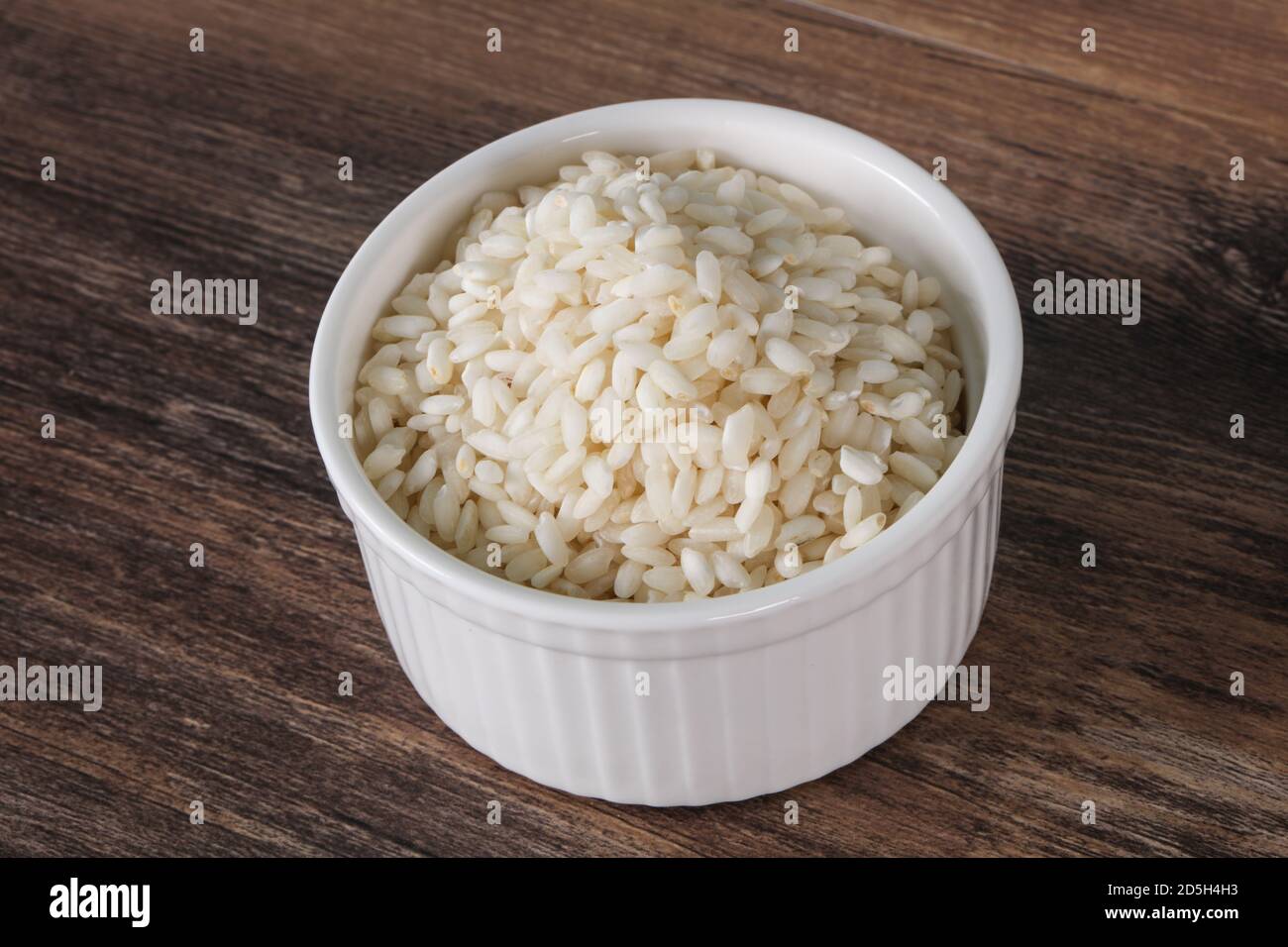 Raw Arborio rice for Italian risotto Stock Photo - Alamy