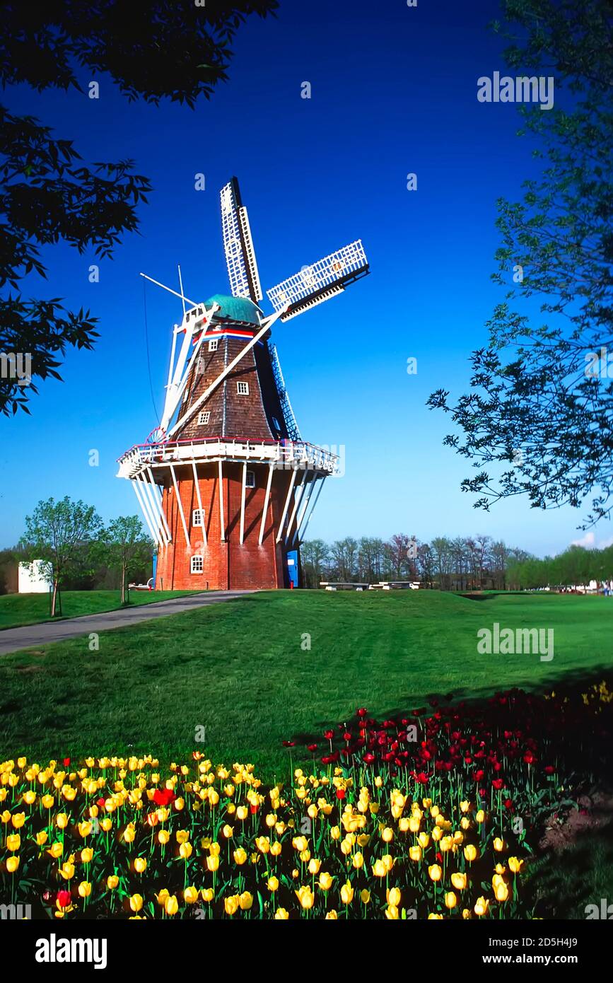 Holland michigan windmill island hi-res stock photography and images ...