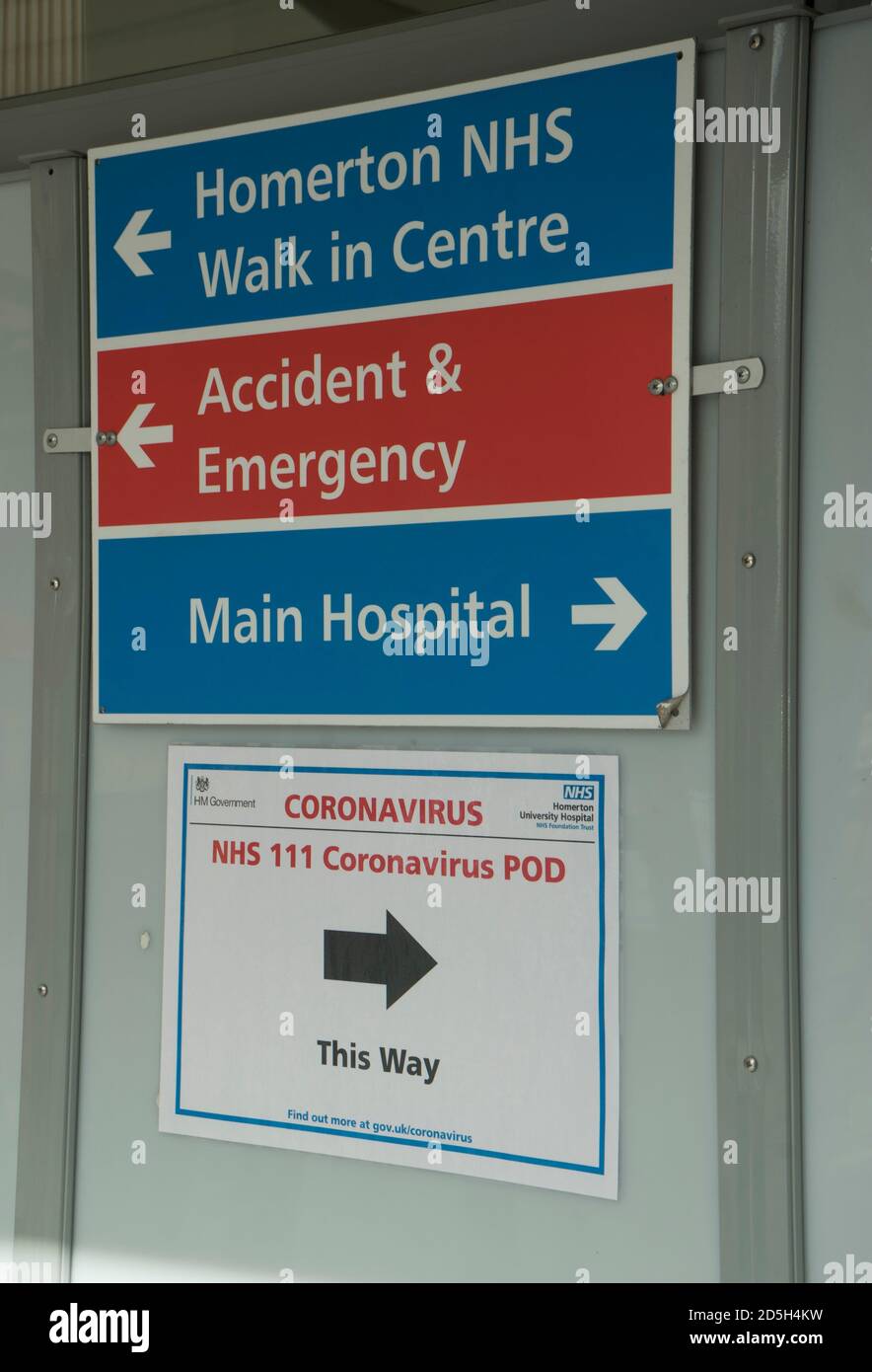 Safety and health signs in hospital hi-res stock photography and images ...