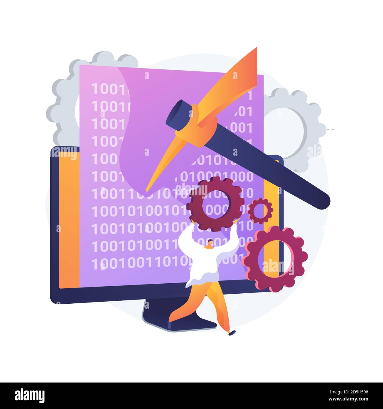 Data Mining Abstract Concept Vector Illustration Stock Vector Image
