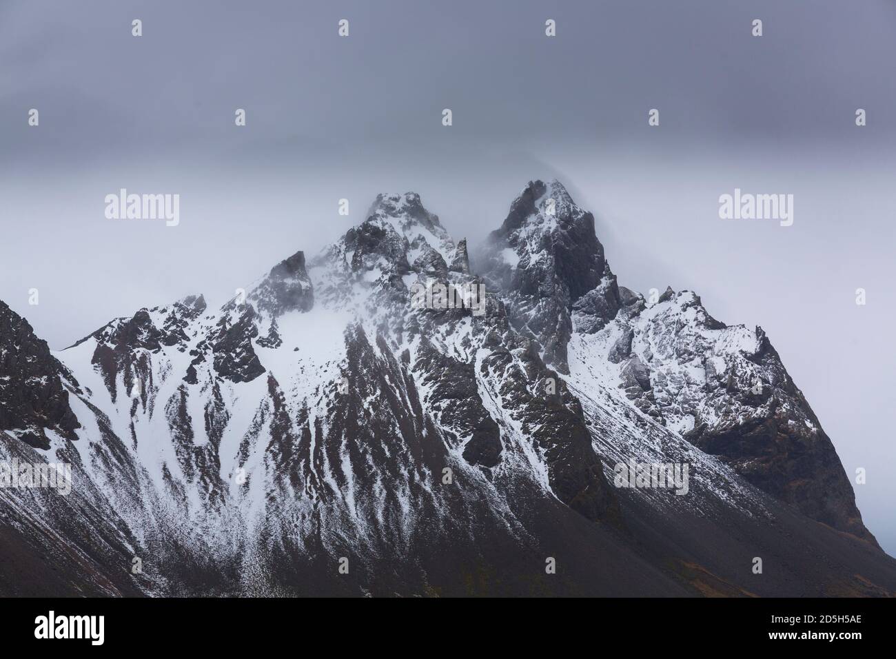 Stokksnes península, Hofn, Southern Iceland, Iceland, Europe Stock ...