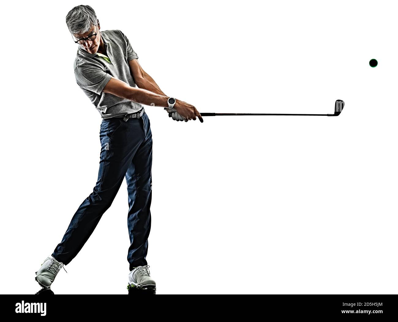 Golfer Swing Silhouette