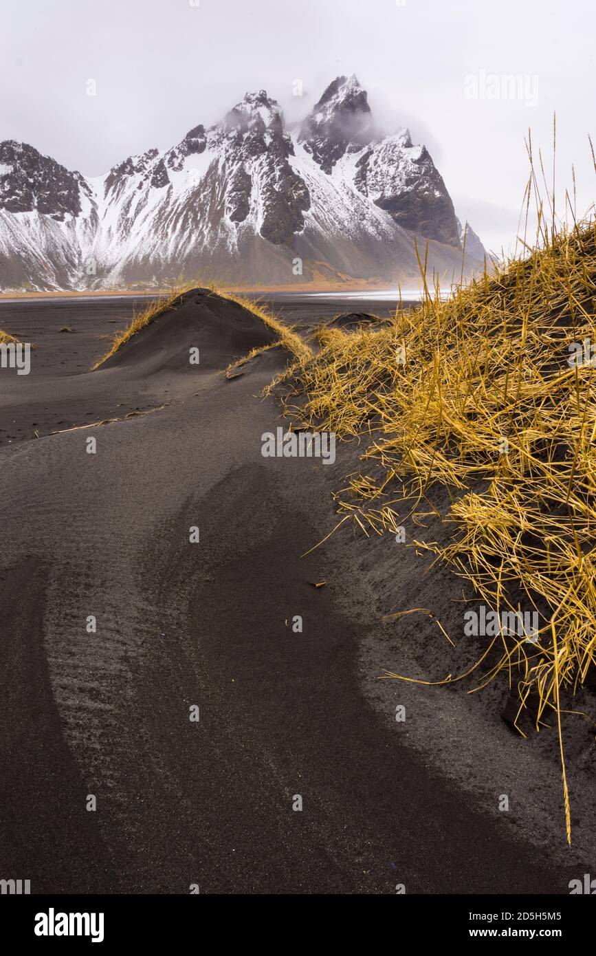 Stokksnes península, Hofn, Southern Iceland, Iceland, Europe Stock ...