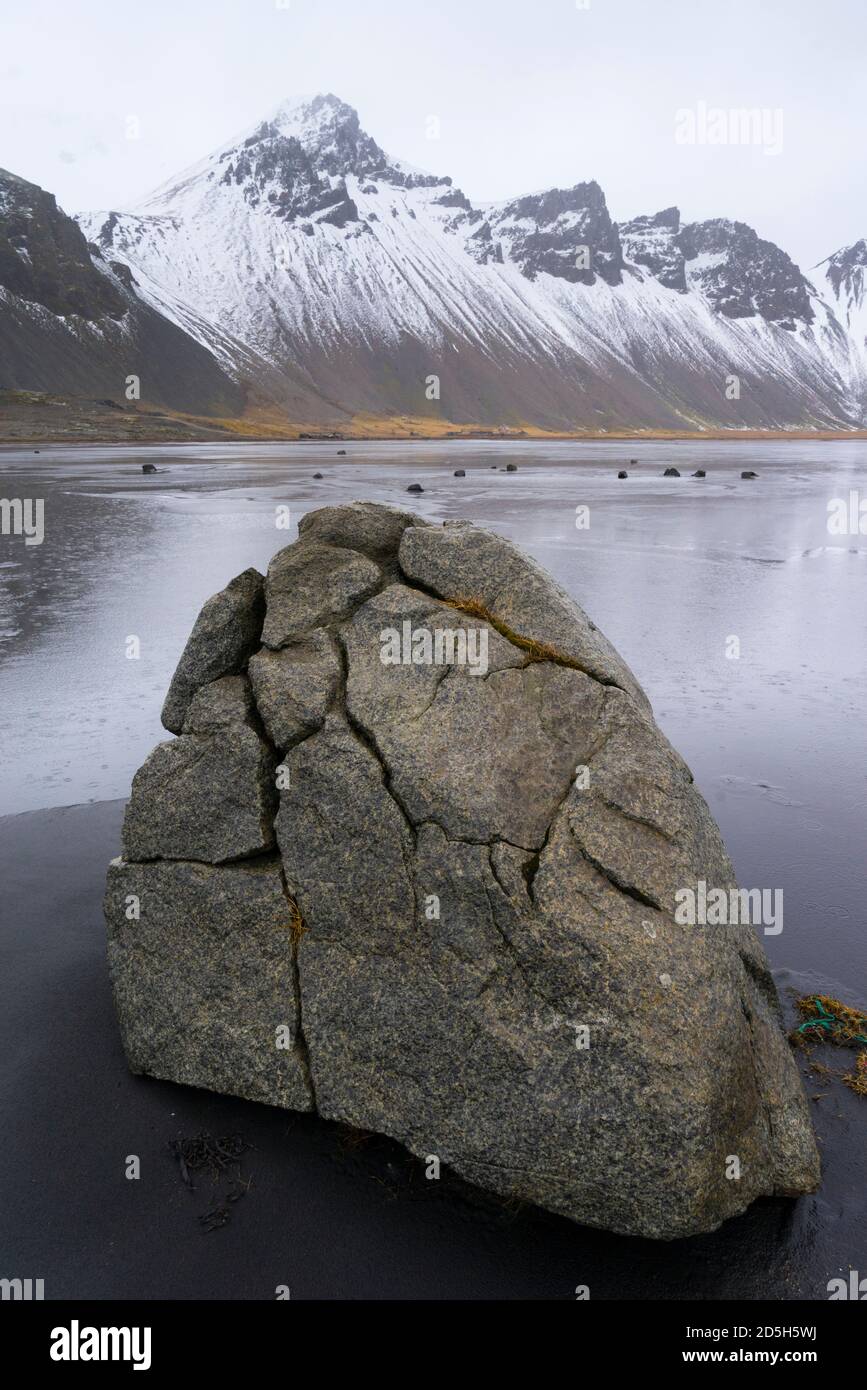 Stokksnes península, Hofn, Southern Iceland, Iceland, Europe Stock ...
