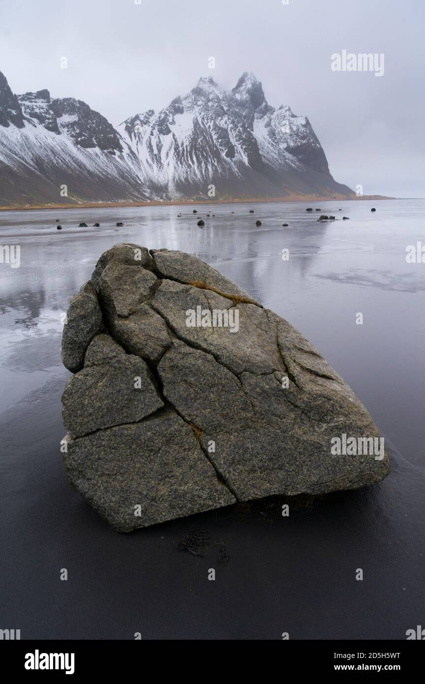 Stokksnes península, Hofn, Southern Iceland, Iceland, Europe Stock ...