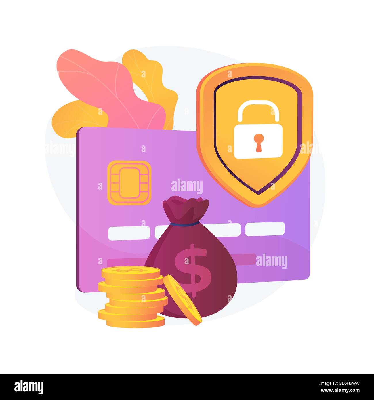 Debit card abstract concept vector illustration Stock Vector Image ...