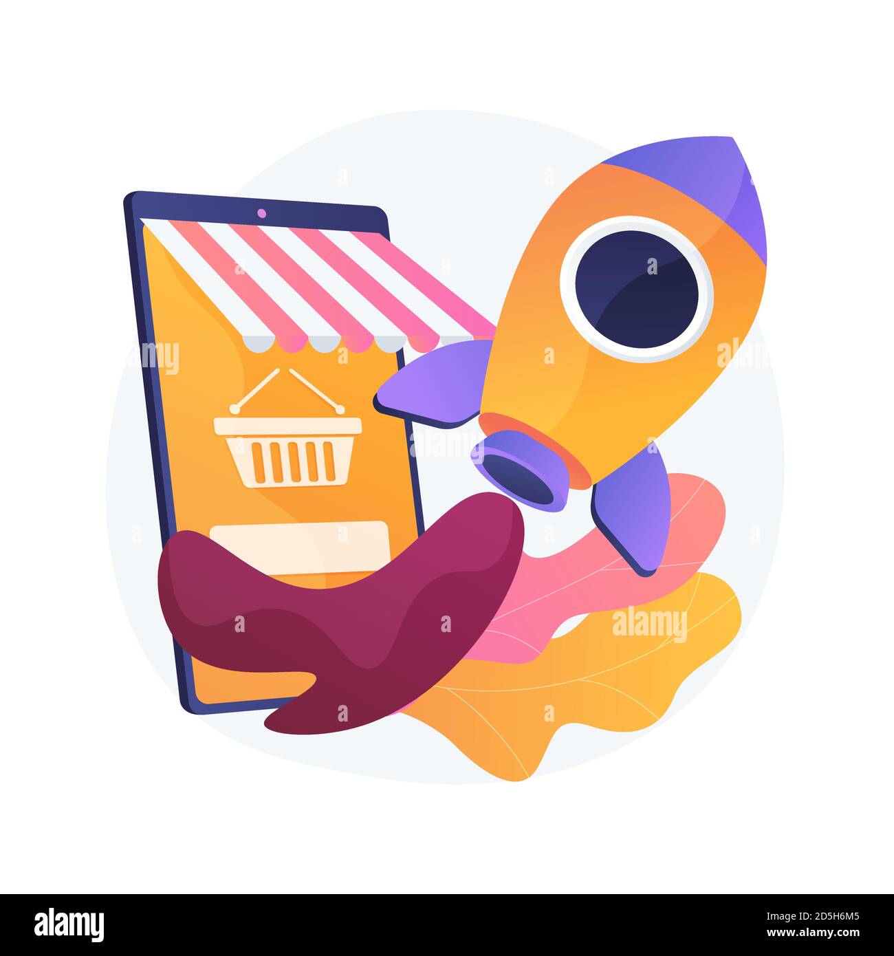 Promote your business abstract concept vector illustration Stock Vector ...