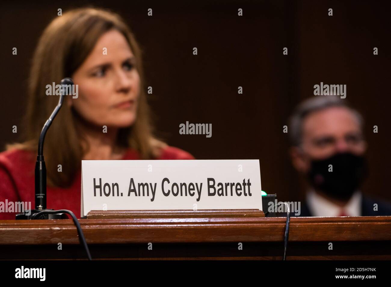 United States Supreme Court nominee Judge Amy Coney Barrett during day ...