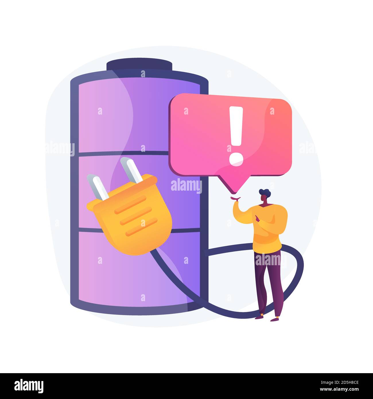 Safety battery abstract concept vector illustration Stock Vector Image ...