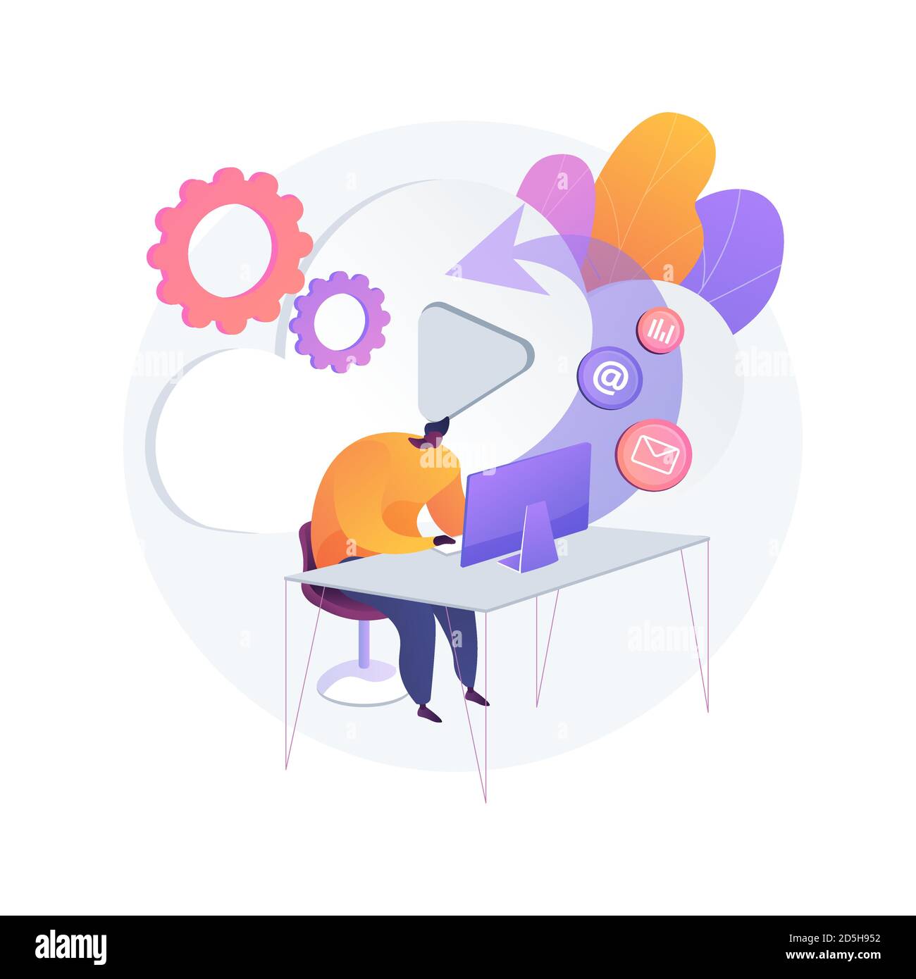 Cloud based engine abstract concept vector illustration Stock Vector ... Cloud based engine abstract concept vector illustration Stock Vector ...
