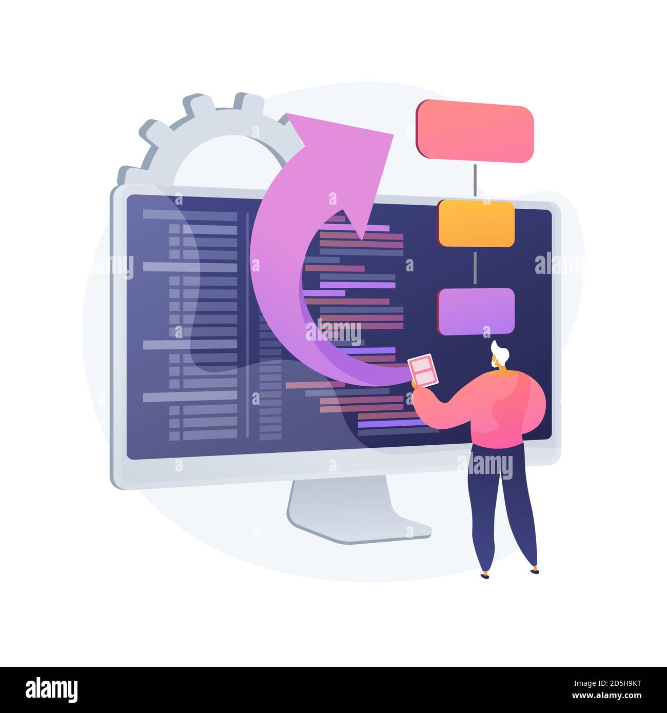 Software requirement description abstract concept vector illustration ... Software requirement description abstract concept vector illustration ...