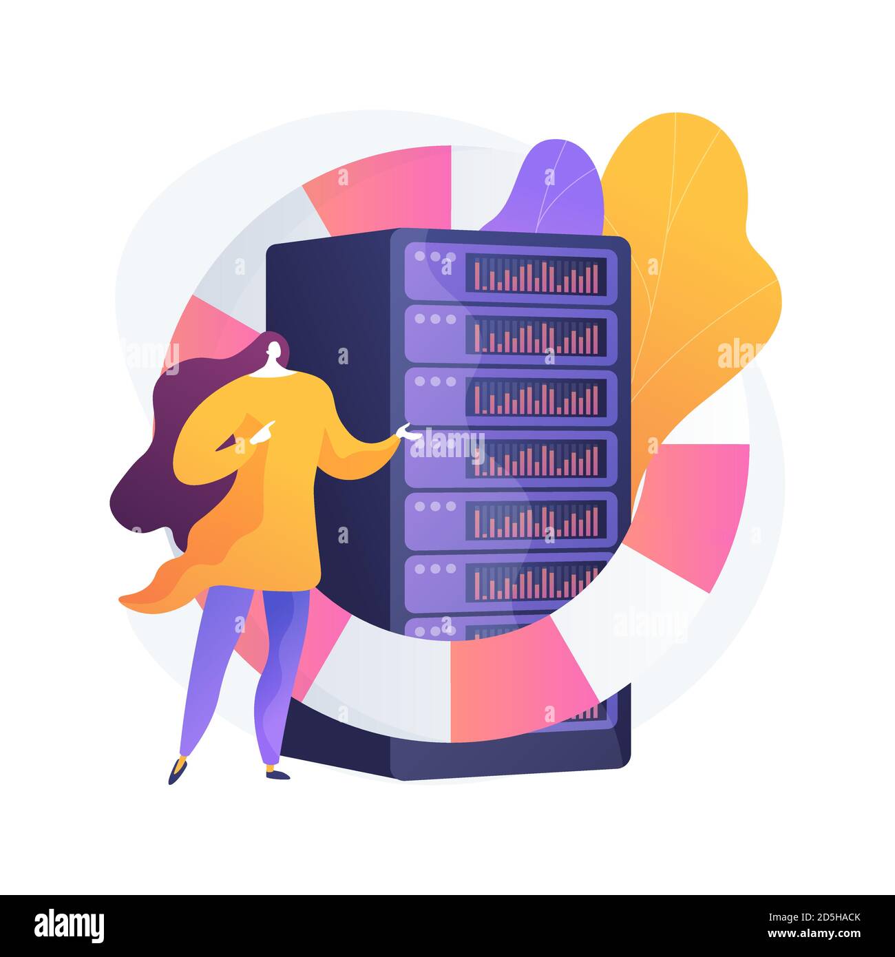 Backup Server Abstract Concept Vector Illustration Stock Vector Image