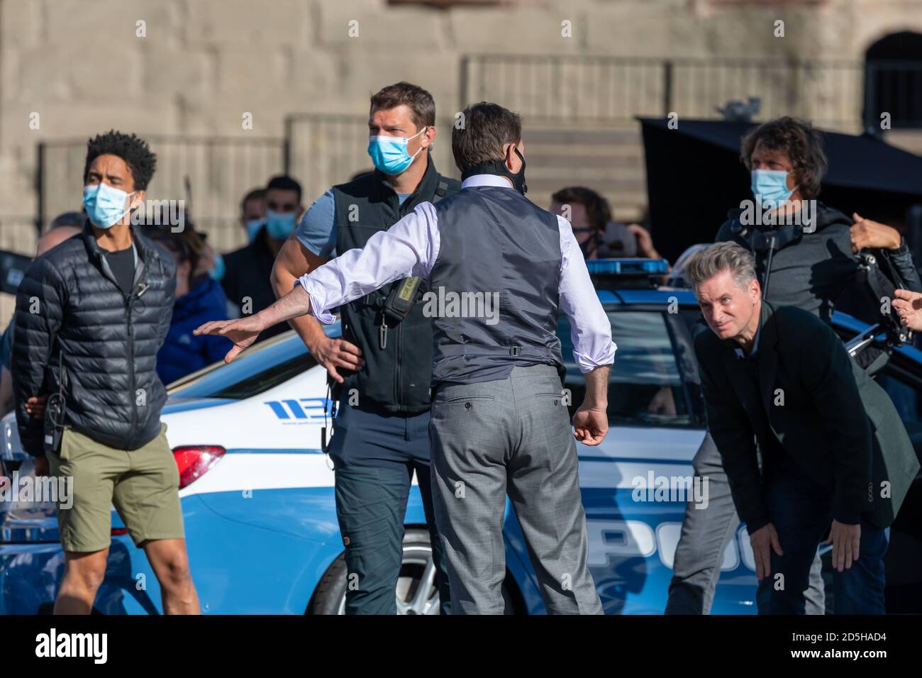 Rome, Italy - October 13, 2020: actor Tom Cruise in the streets of the ...