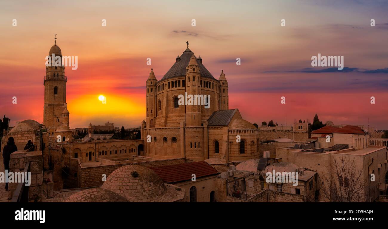 Panoramic View of King David's Tomb in the Old City Stock Photo - Alamy