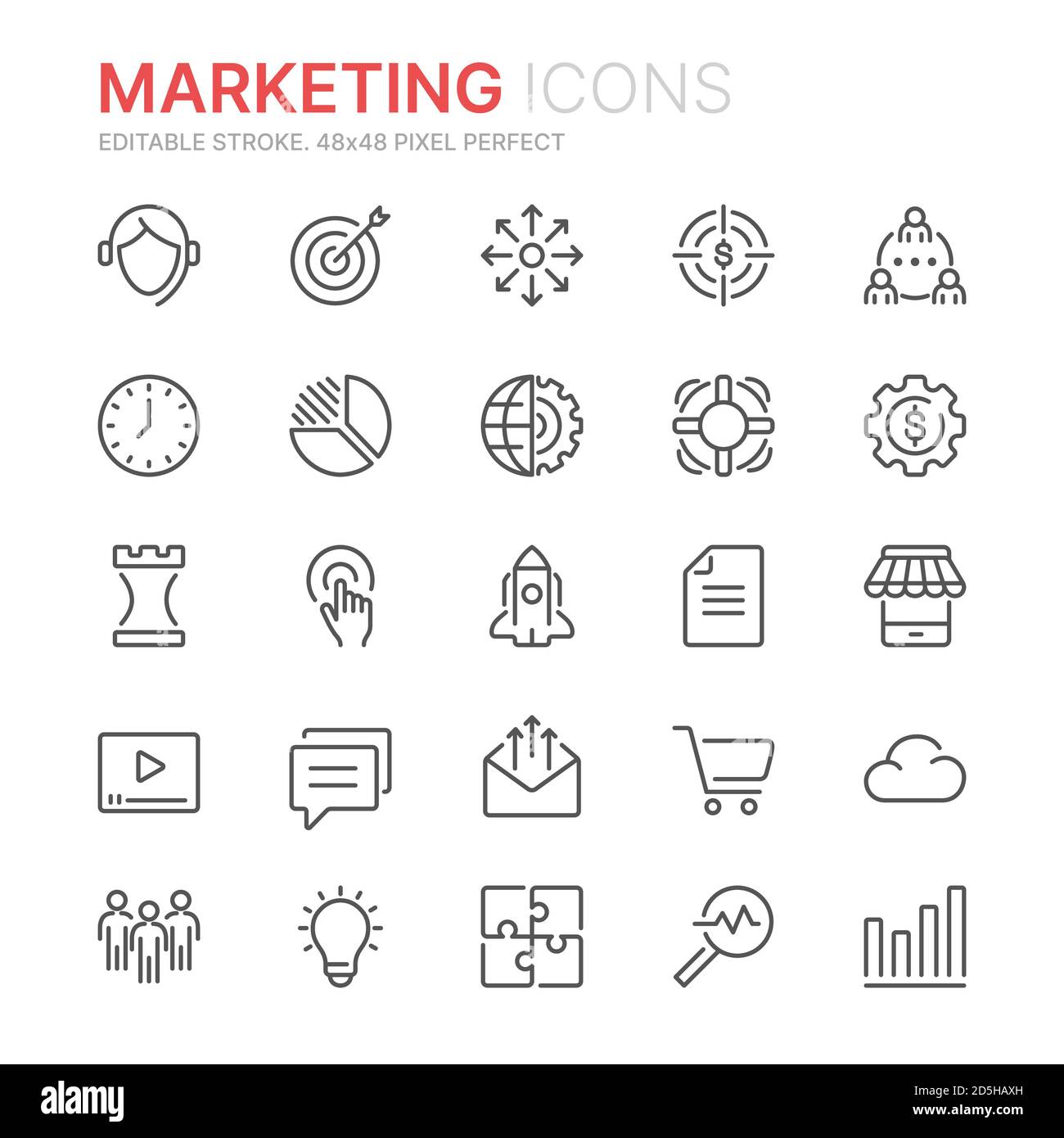 Marketing computer Cut Out Stock Images & Pictures - Alamy