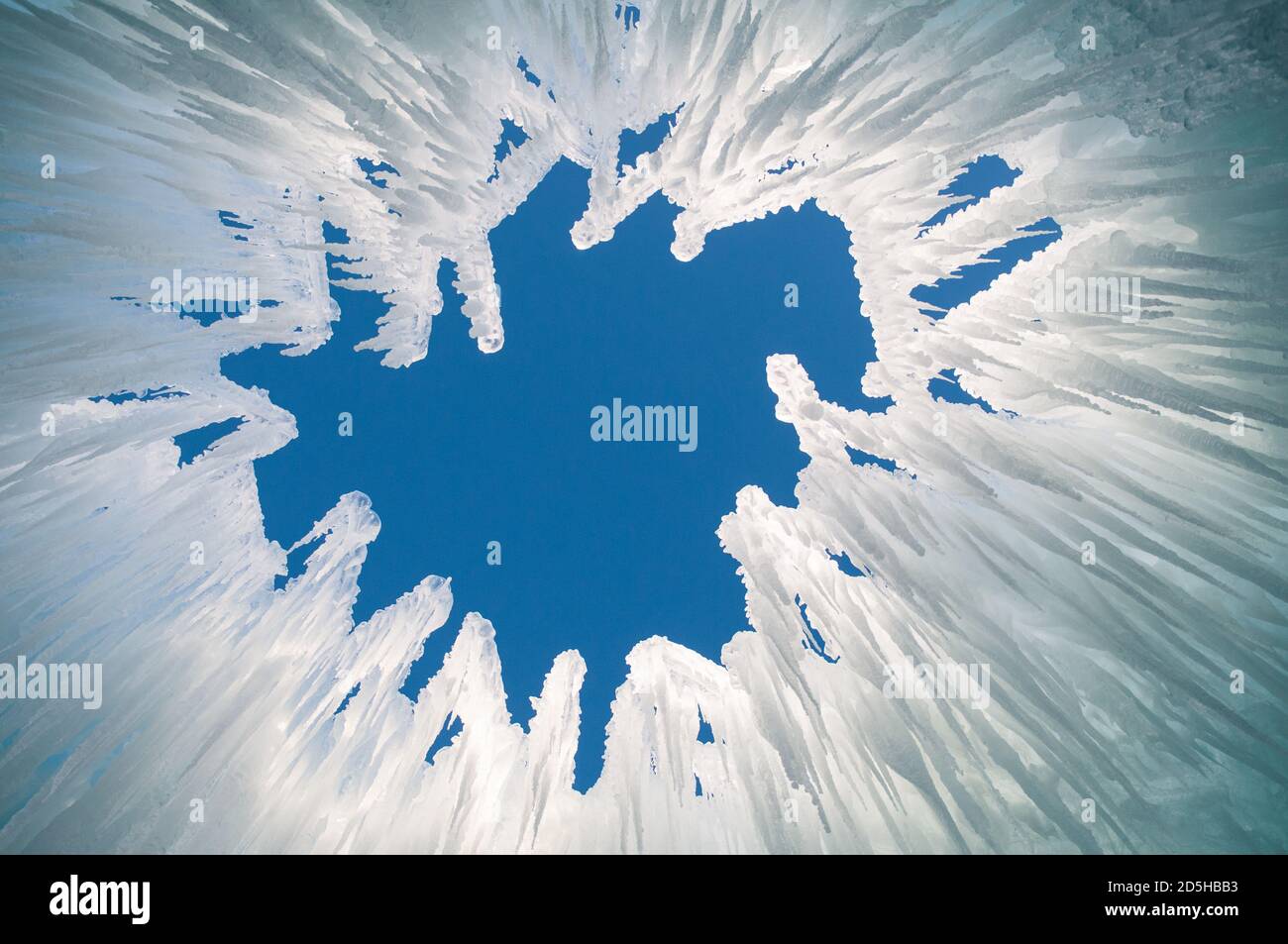 Ice sculptures in the Ice Castles, Lincoln, NH Stock Photo - Alamy