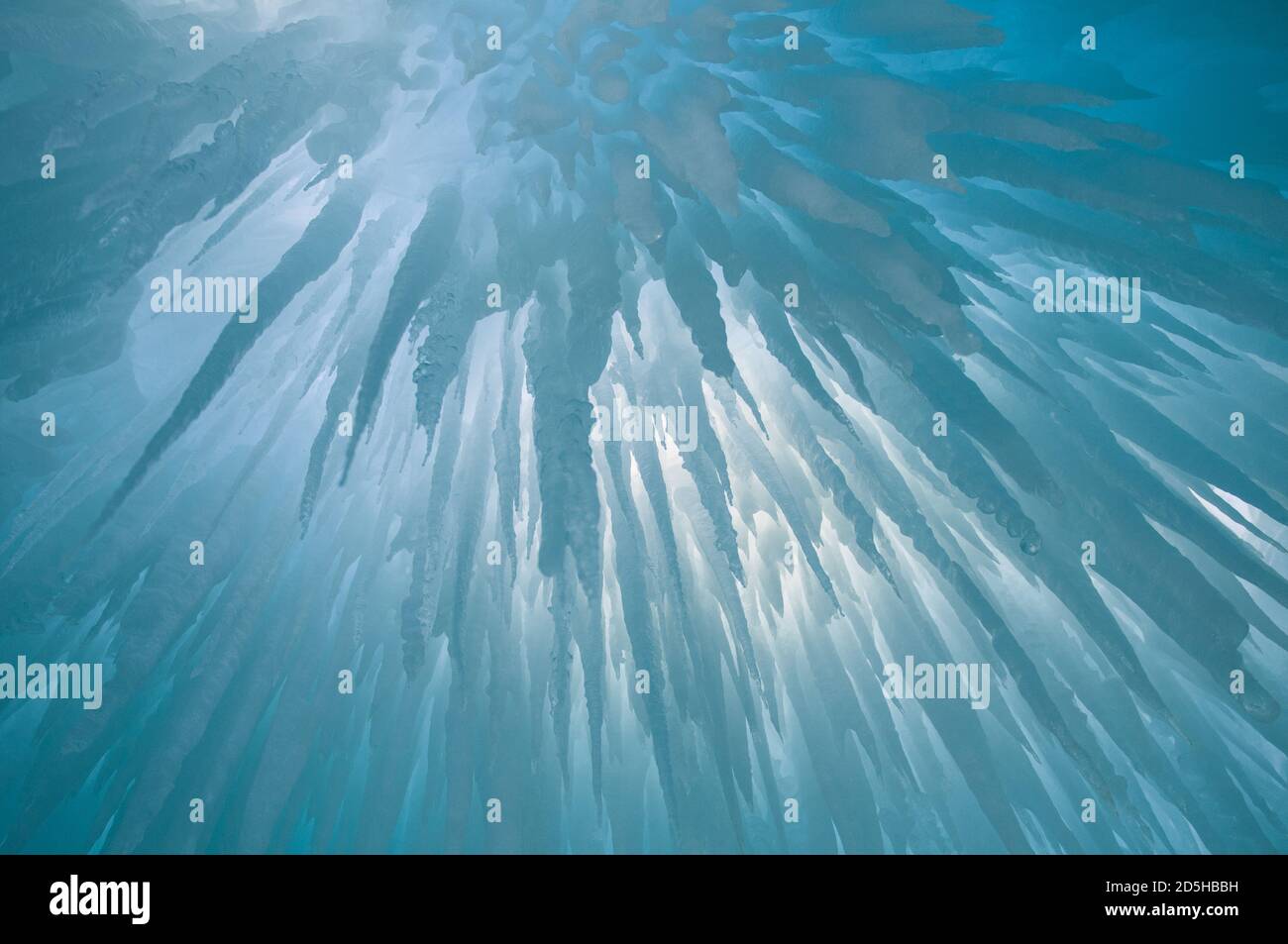 Ice sculptures in the Ice Castles, Lincoln, NH Stock Photo - Alamy