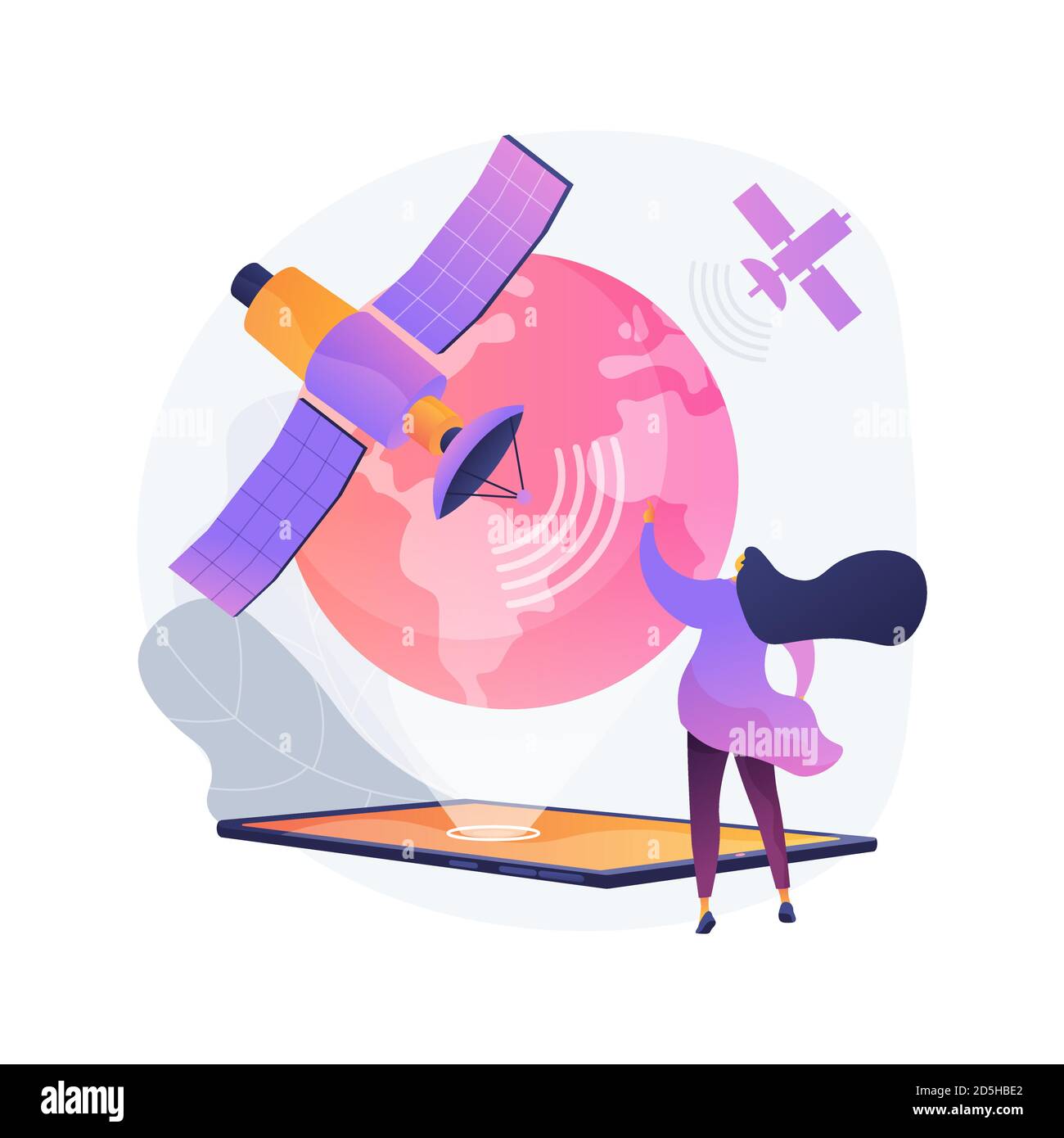 Global web connection abstract concept vector illustration Stock Vector ...