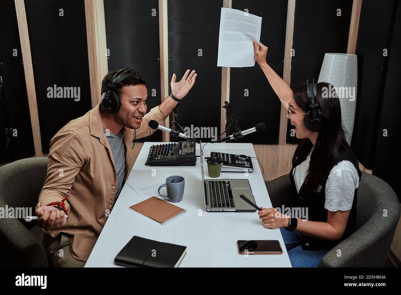 People In The Broadcasting Booth