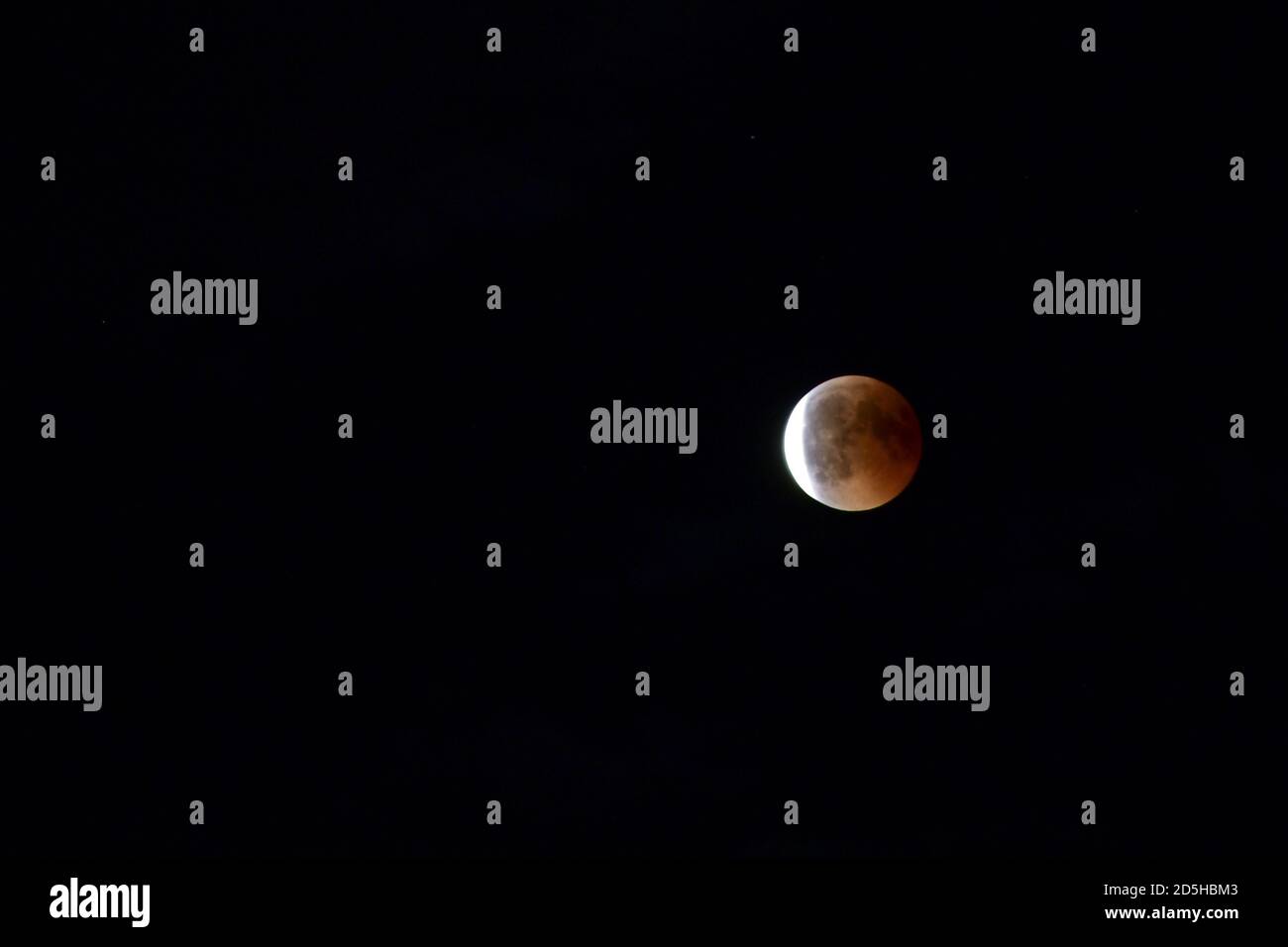 the red moon at night Stock Photo - Alamy