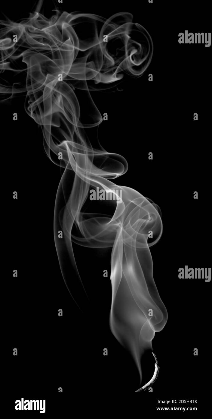 Abstract light smoke on a dark background Stock Photo - Alamy