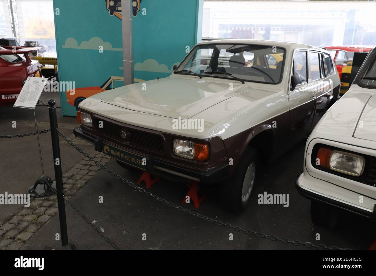 ISTANBUL, TURKEY - SEPTEMBER 20, 2020: 1981 Anadol SV 1600 in Rahmi M ...