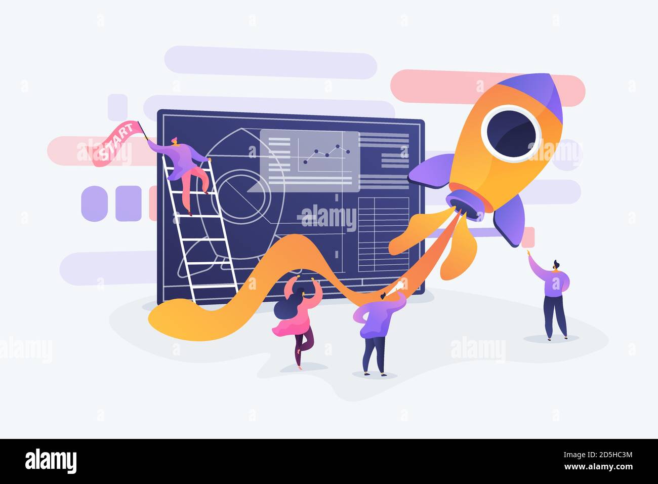 Start up concept vector illustration Stock Vector Image & Art - Alamy