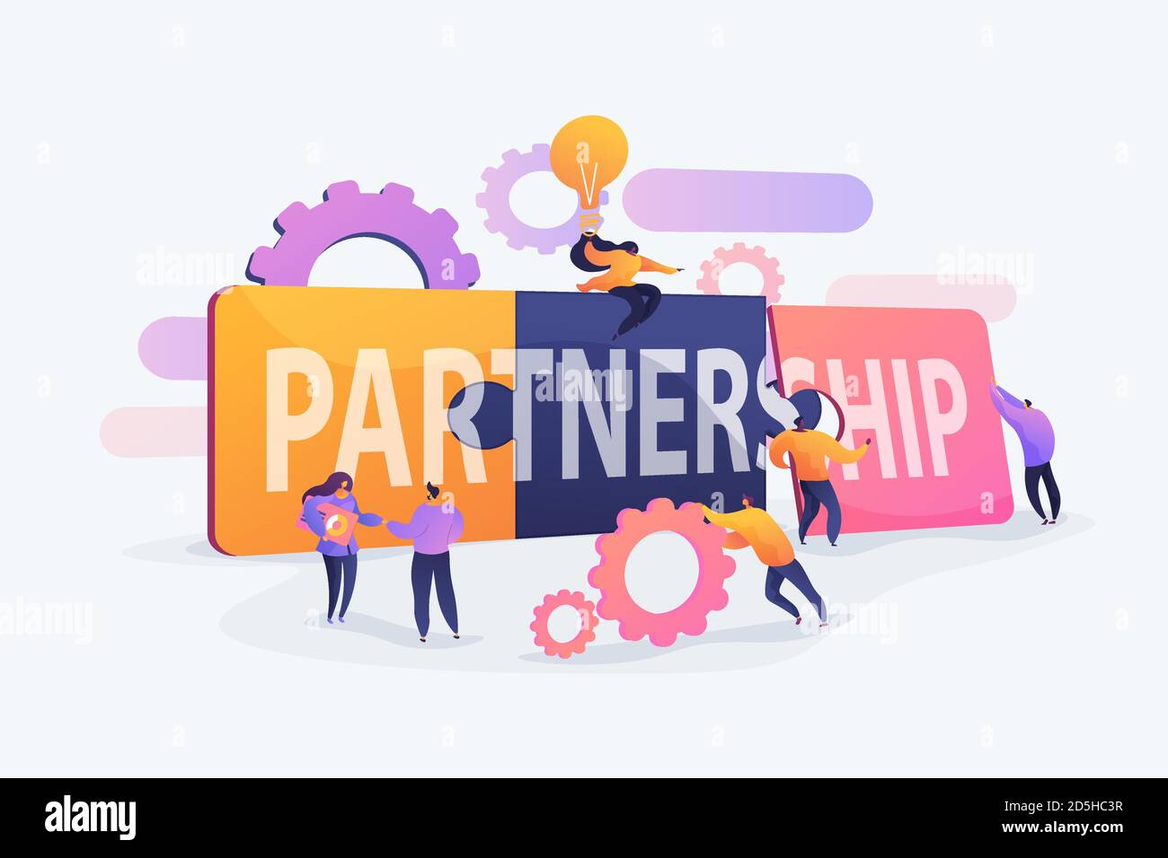 Partnership concept vector illustration Stock Vector Image & Art - Alamy