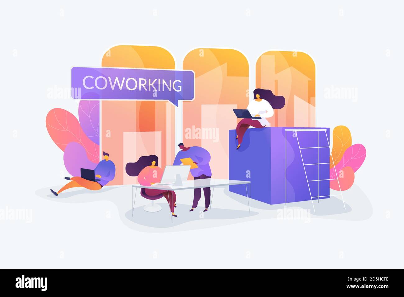 Coworking scene hi-res stock photography and images - Alamy