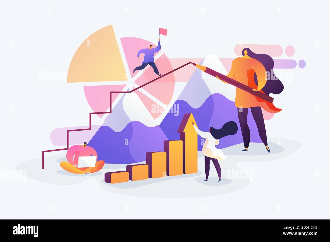 Business coaching concept vector illustration Stock Vector Image & Art ...