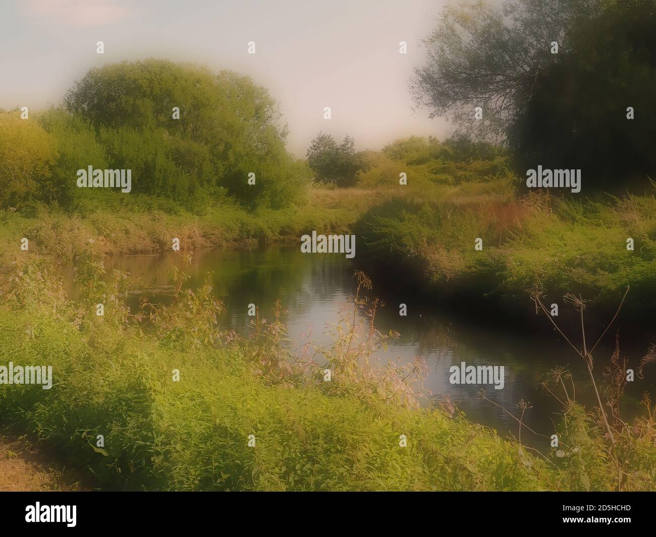 River walk view Stock Photo - Alamy