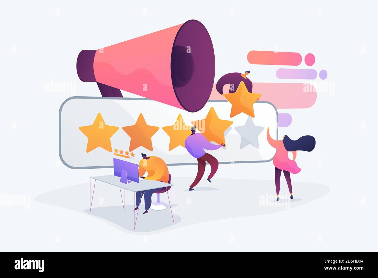 Rating concept vector illustration Stock Vector Image & Art - Alamy