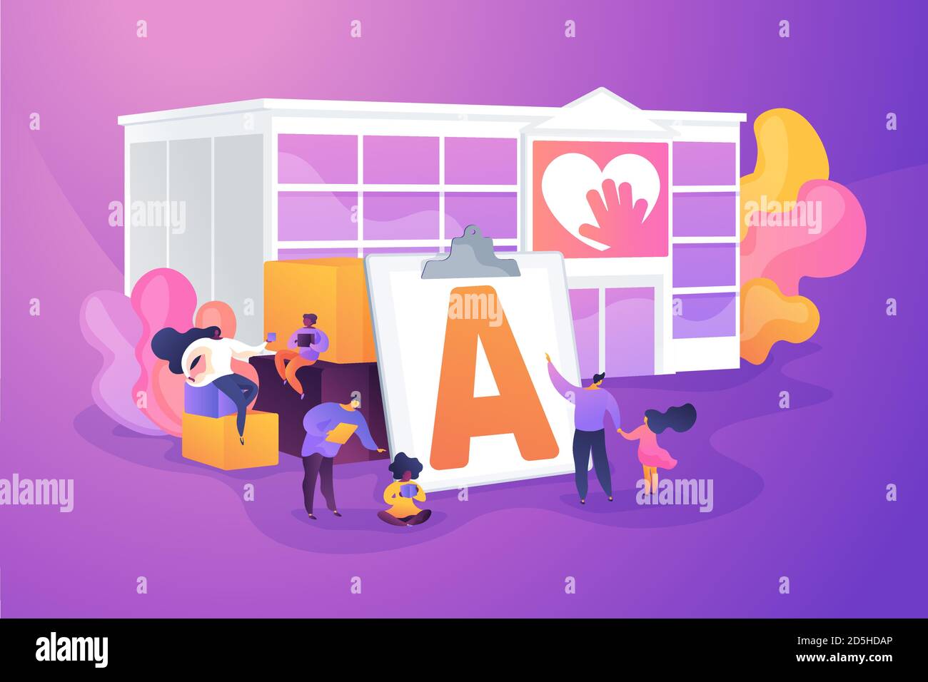 Autism center concept vector illustration Stock Vector Image & Art - Alamy