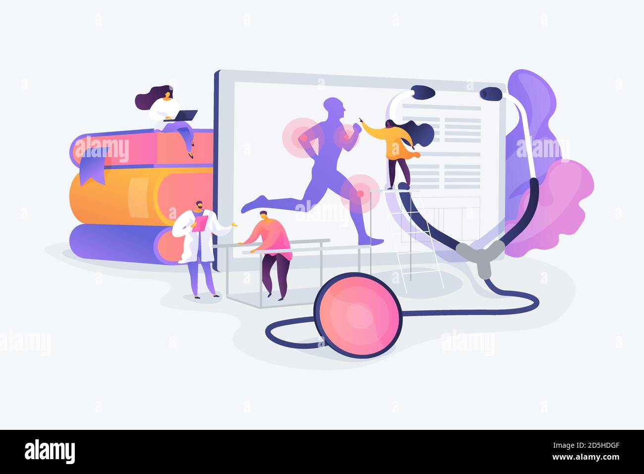Sport medicine concept vector illustration Stock Vector Image & Art - Alamy
