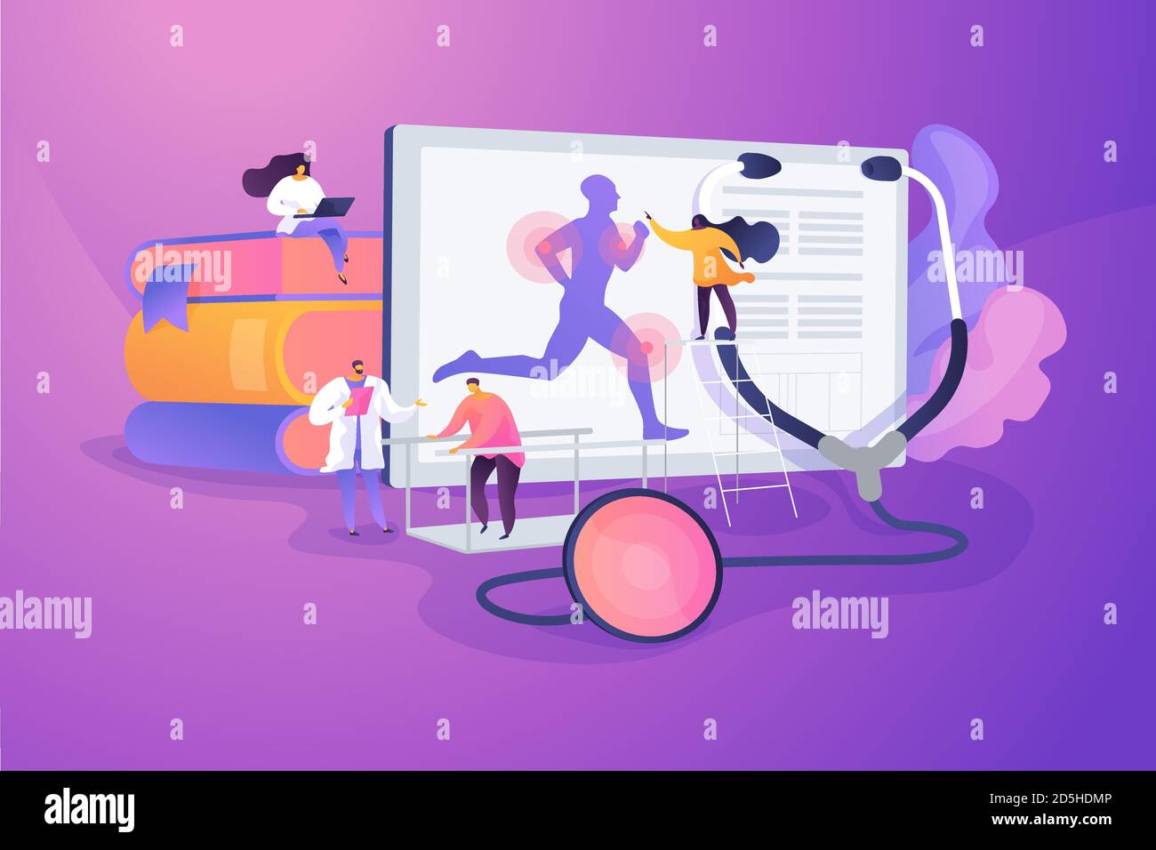 Sport medicine concept vector illustration Stock Vector Image & Art - Alamy