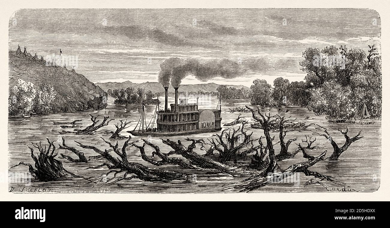 Steamboat 1800s hi-res stock photography and images - Alamy