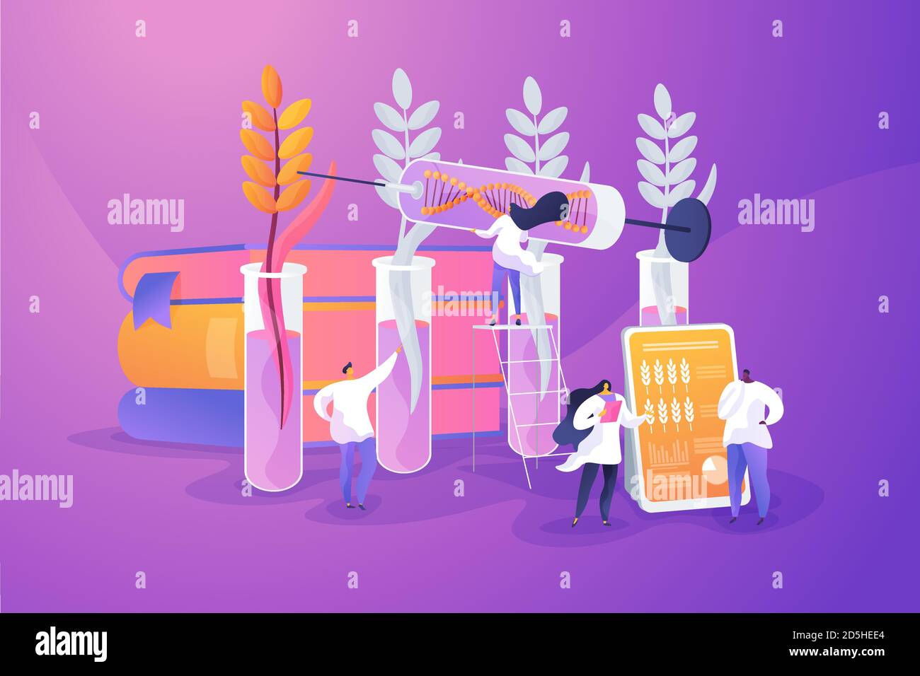 Genetically modified plants concept vector illustration Stock Vector Image & Art - Alamy