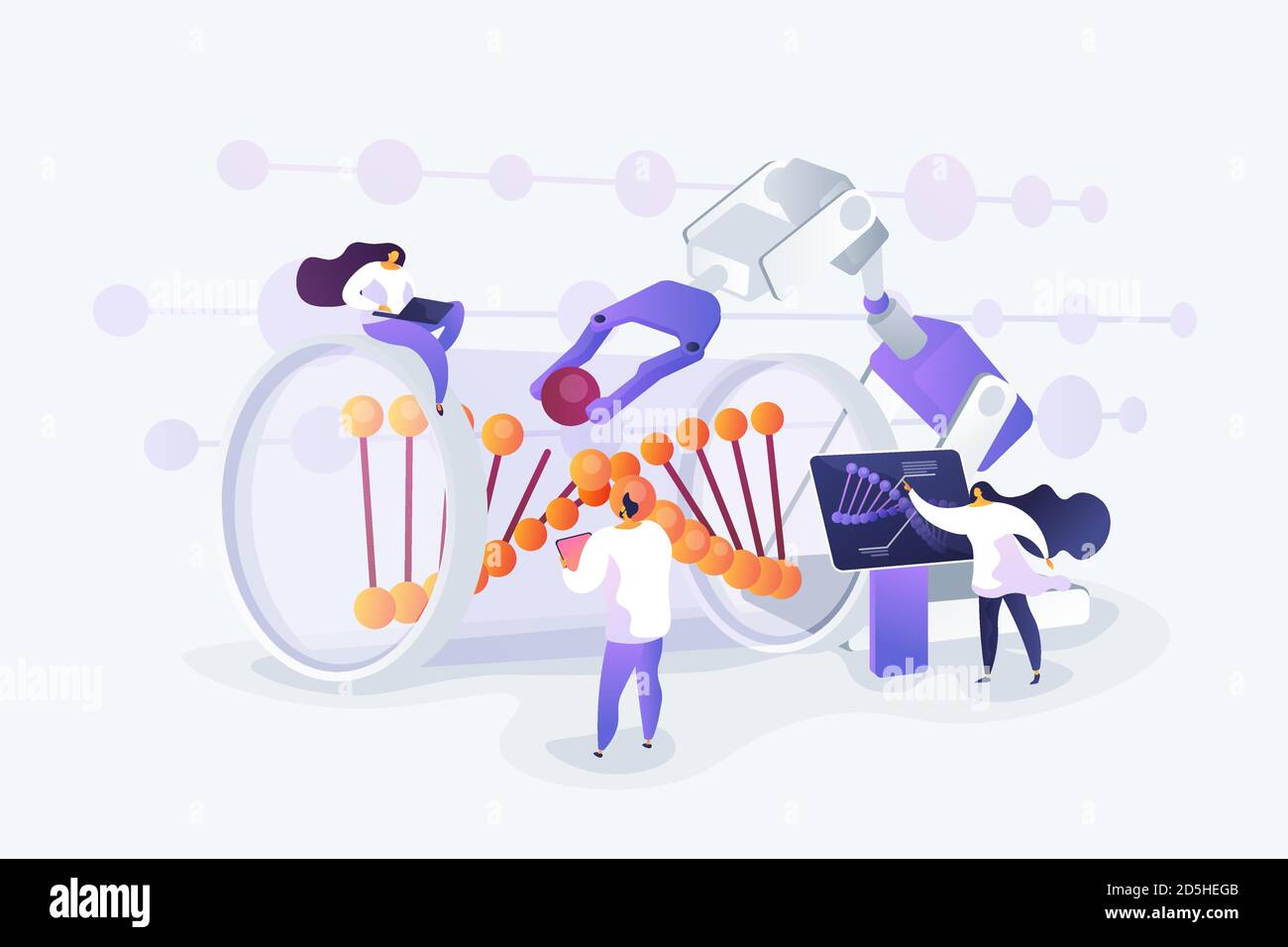 Genetic engineering concept vector illustration Stock Vector Image ... Genetic engineering concept vector illustration Stock Vector Image ...