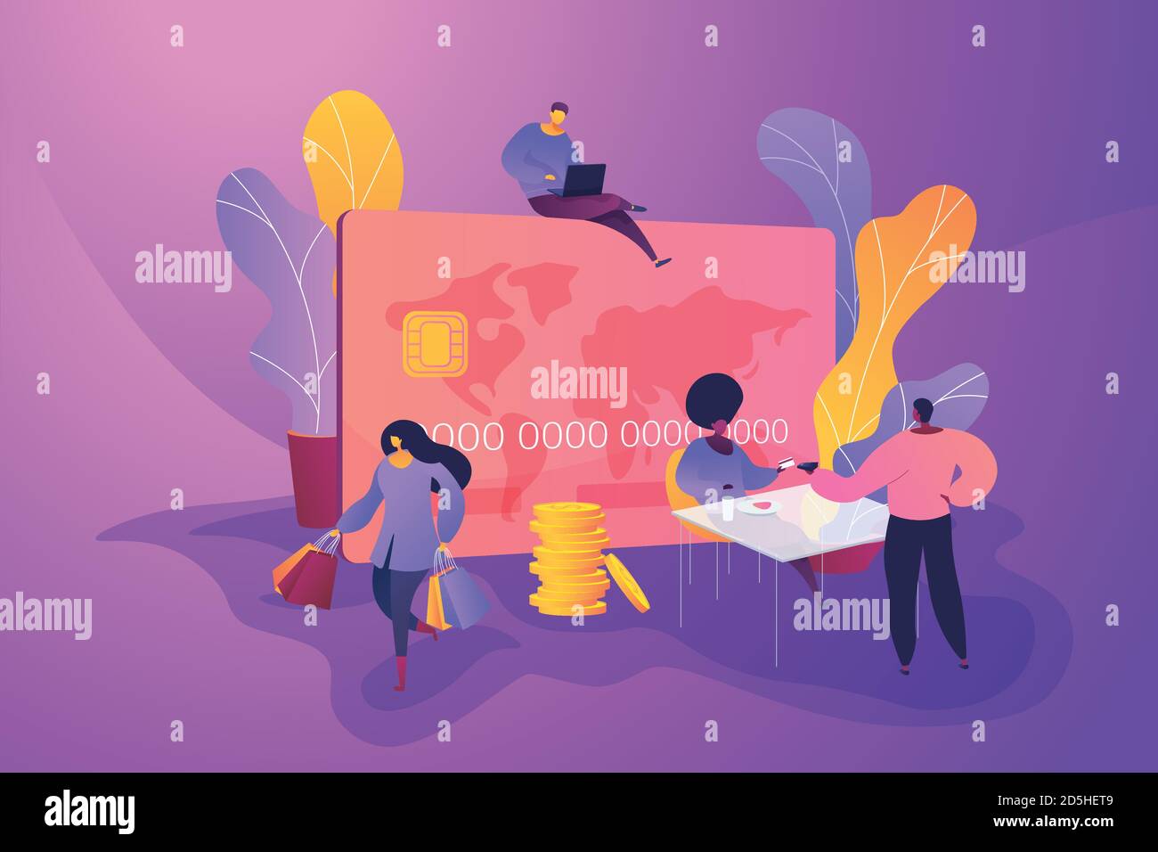 Credit card chip 3d Stock Vector Images - Alamy