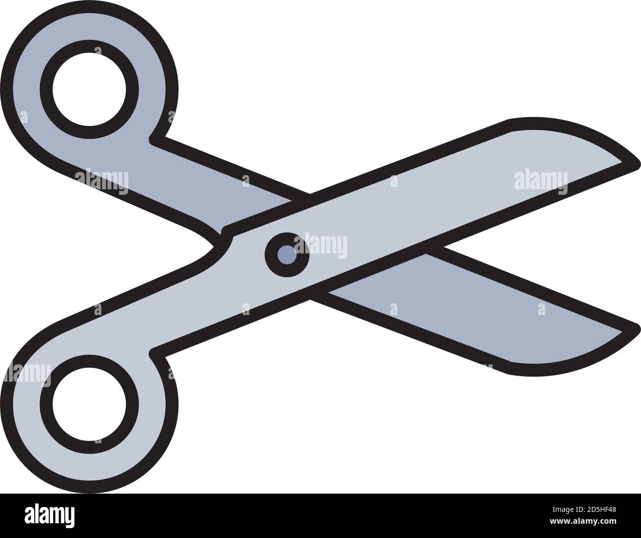 scissor line and fill style icon vector design Stock Vector Image & Art ...