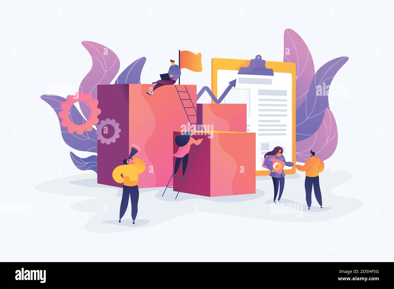 Project management concept vector illustration Stock Vector Image & Art ...