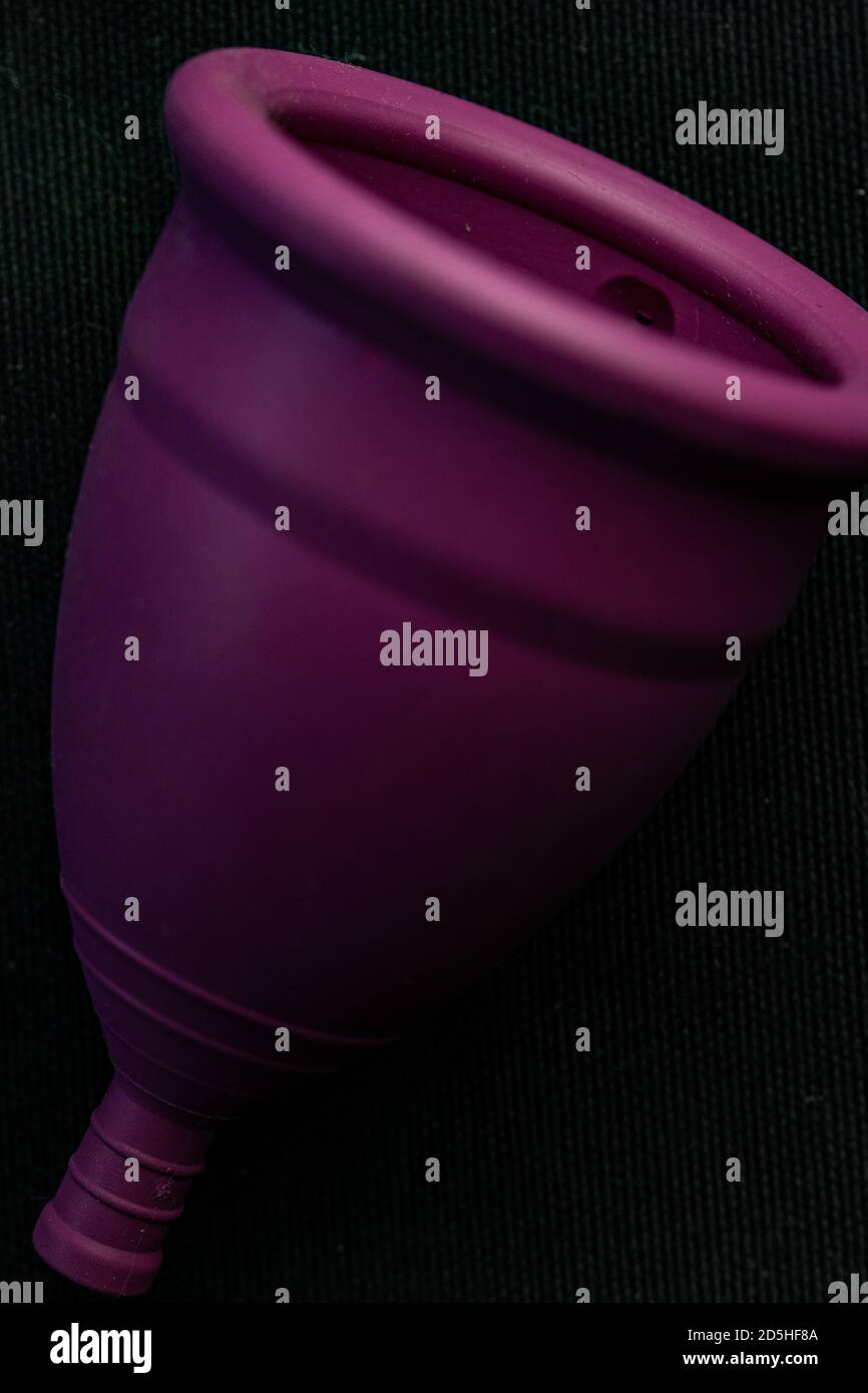 Menstrual cup black background hi-res stock photography and images - Alamy