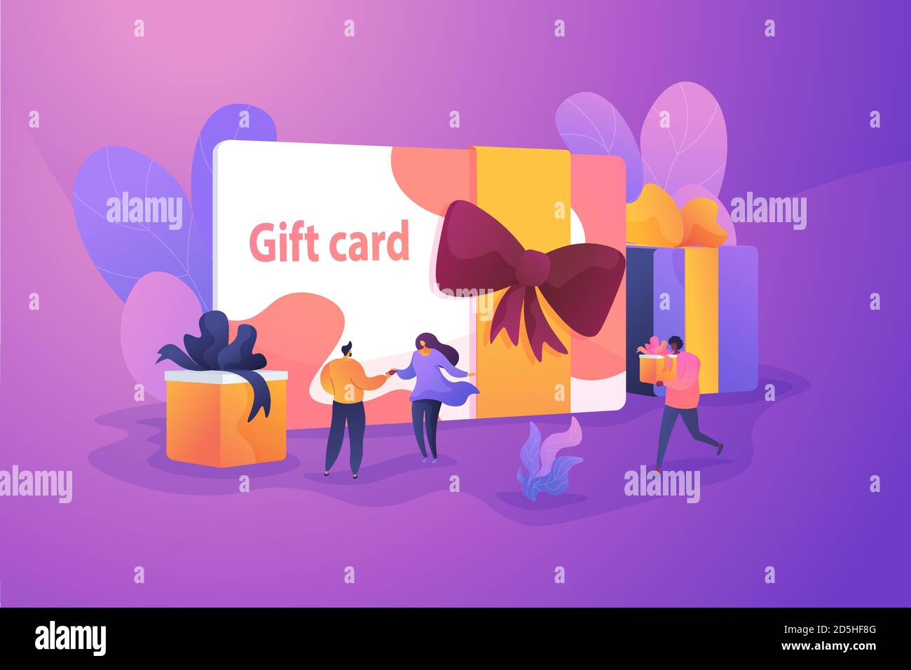 Gift card concept vector illustration Stock Vector Image & Art - Alamy