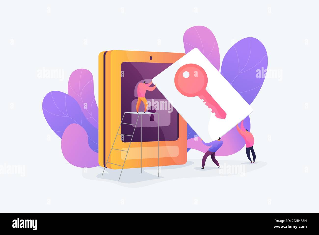 Key card access Stock Vector Images - Alamy