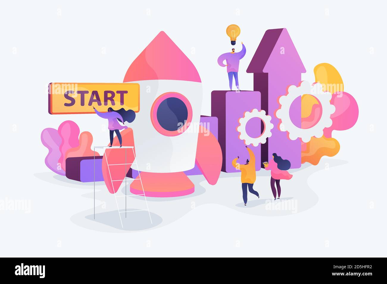 Startup accelerator concept vector illustration Stock Vector Image ... Startup accelerator concept vector illustration Stock Vector Image ...