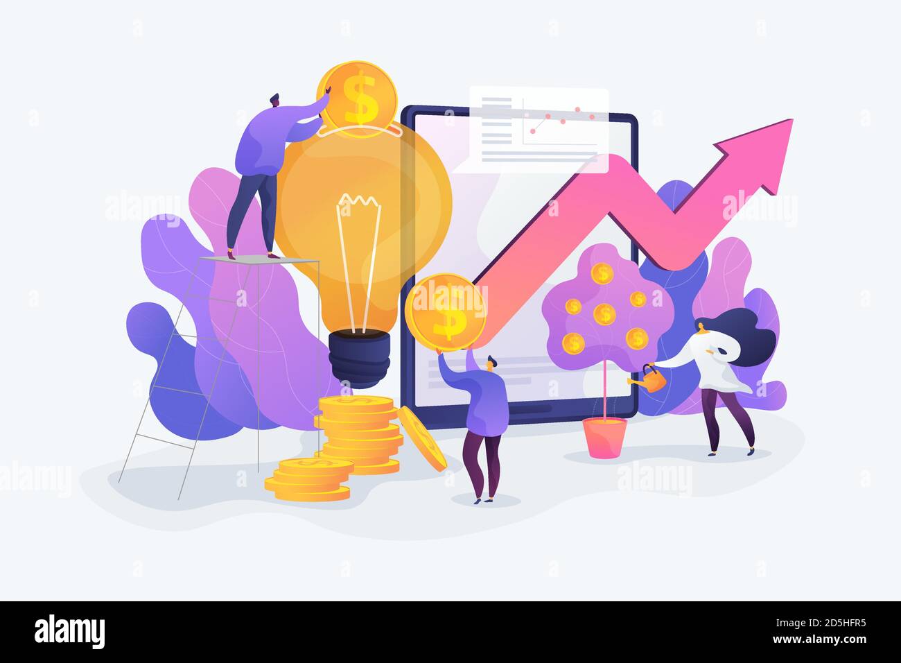 Venture investment concept vector illustration Stock Vector Image & Art ...